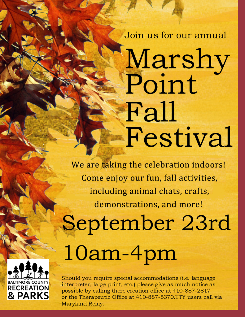 2023 INDOORS Fall Festival - Marshy Point Nature Center